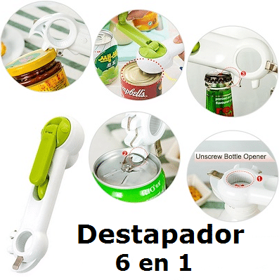 Destapador 6 en 1